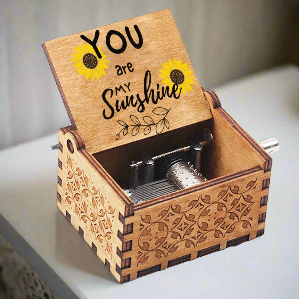 Sunshine Music Box sunflowers