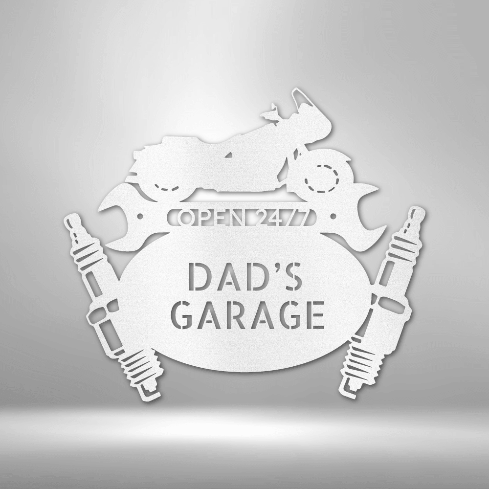 High Quality Cruiser Mechanic Monogram - Steel Sign